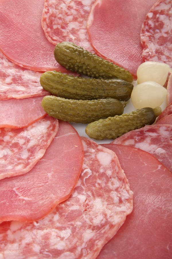 Delicatessen stock photo. Image of meal, bacon, gherkin - 18537128