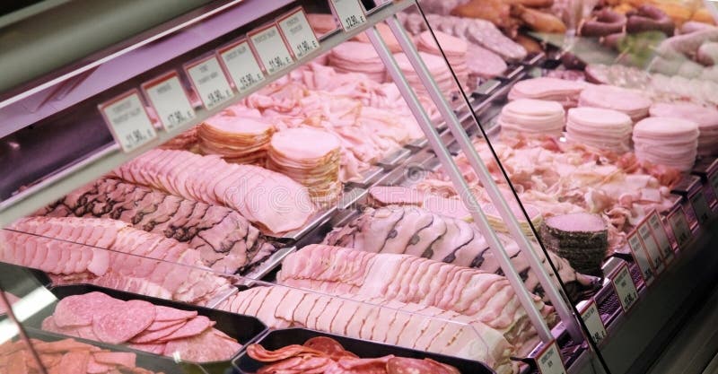 Delicatessen shop stock photo. Image of interior, pork - 10531638