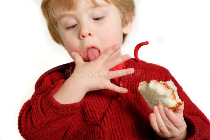 Delicioso imagen de archivo. Imagen de muchacho, mantequilla - 633391