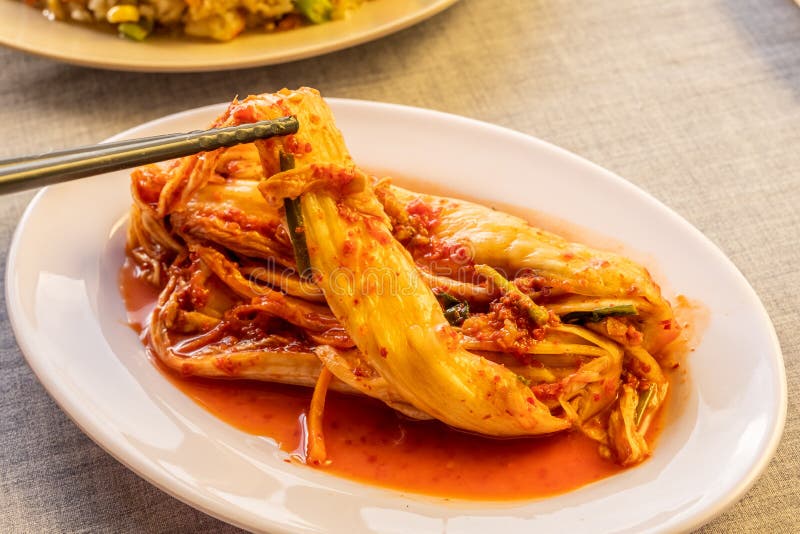 Delicioso Plato De Kimchi De Estilo Tradicional Foto de archivo ...