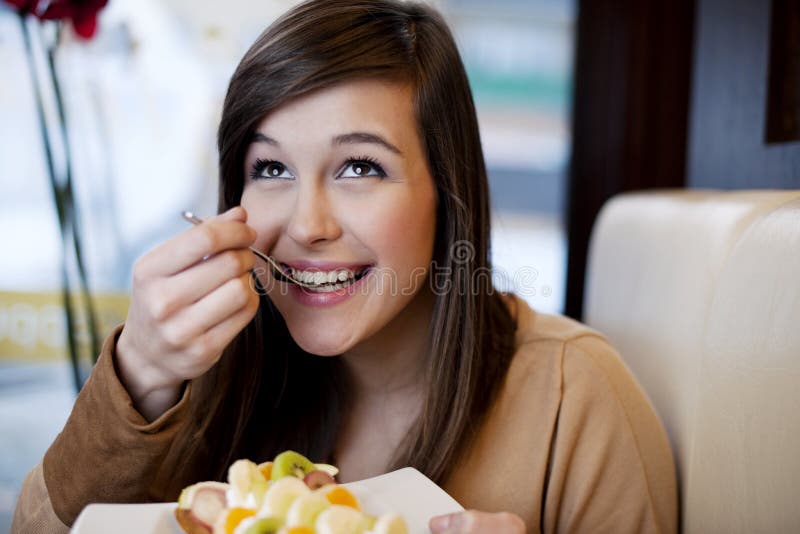 Delicious! stock photo. Image of lips, healthy, looking - 29173600