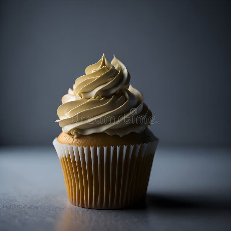 Delicious and Amazing Vanilla Cup Cake Ai Generated Image Stock ...