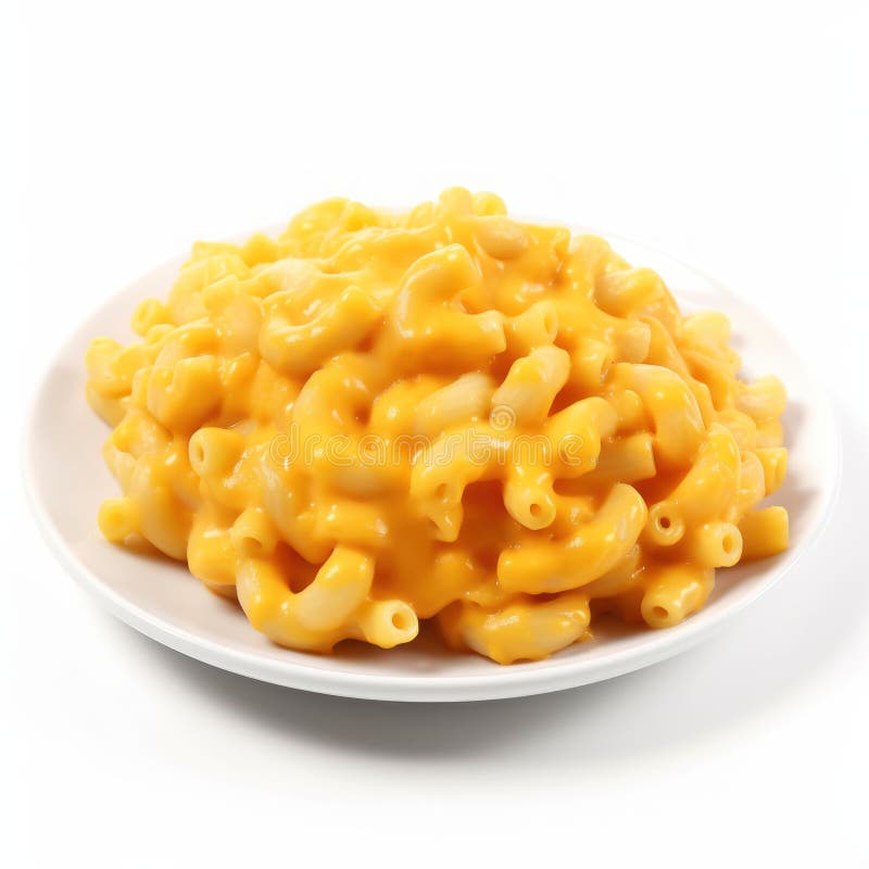 Delicious American Macaroni and Cheese on a Plate High Resolution Image ...