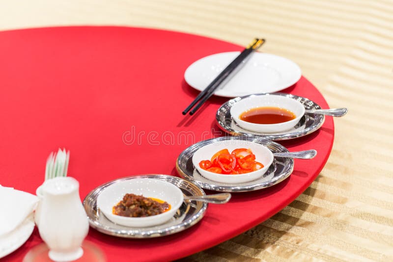 Chinese Table Setting stock photo. Image of bows, white - 4890134