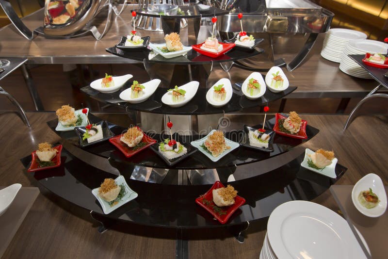 Delicious Appetizer and Finger Foods Stock Image - Image of fruit ...