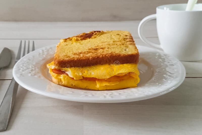 Delicious Appetizing Sandwich, Fast Food Stock Image - Image of ...