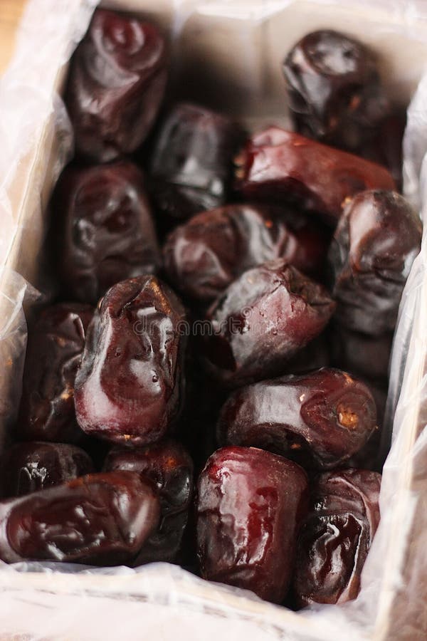 Arab Tea and Dates Fruit on a Concrete Background Stock Photo - Image ...