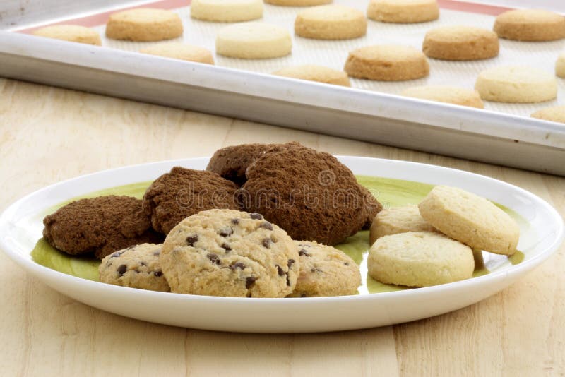 Delicious assorted cookies stock photo. Image of chips - 19661180