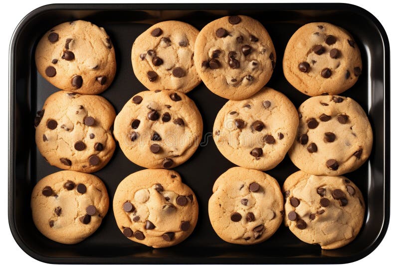 Delicious Assortment of Freshly Baked Cookies on Baking Sheet Stock ...