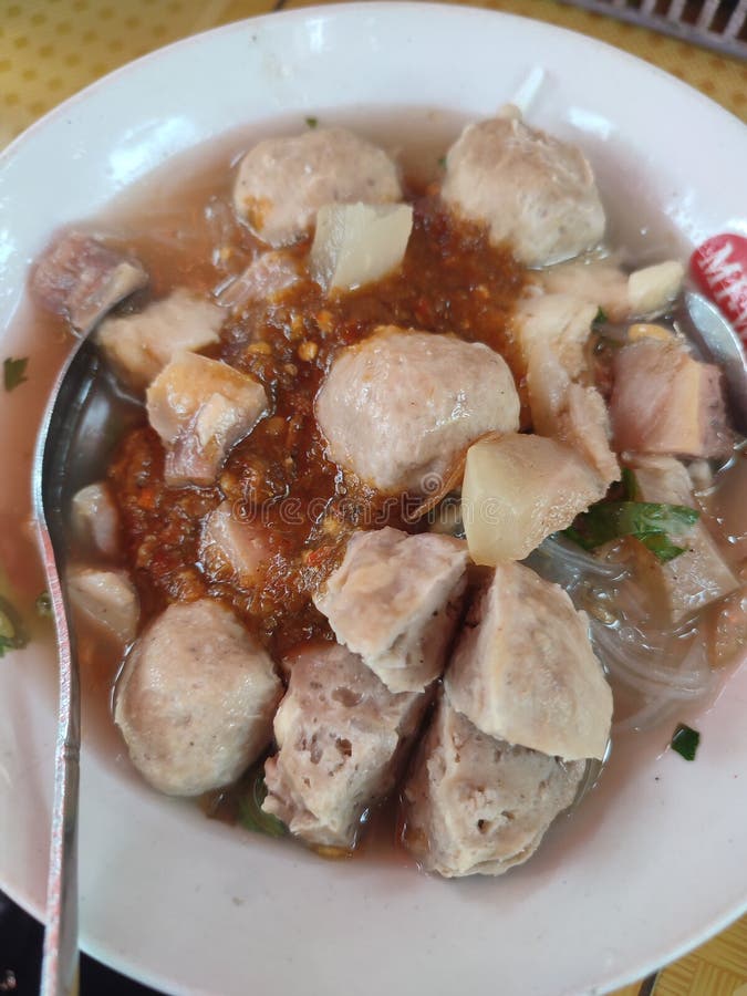 Delicious bakso stock image. Image of yummy, baso, traditional - 261787195