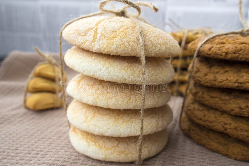 Biscuits stock image. Image of brown, shortbread, beautiful - 104659575