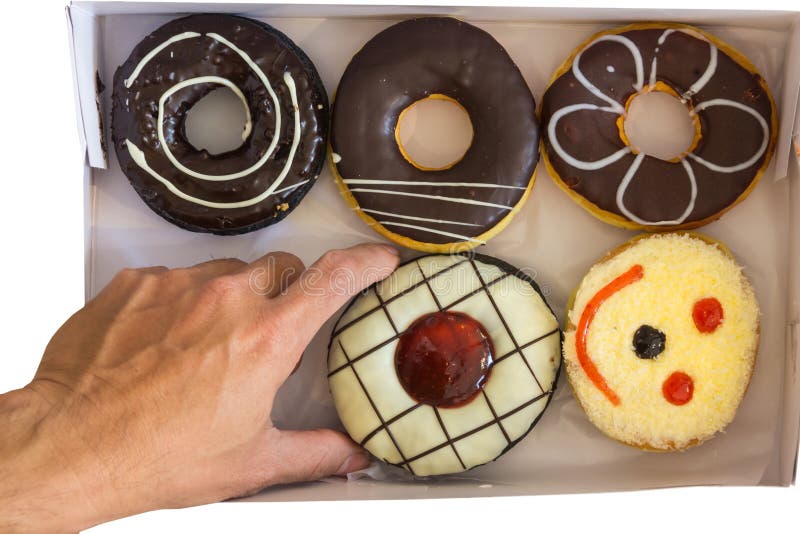 Delicious beautiful donuts stock image. Image of bake - 66272851