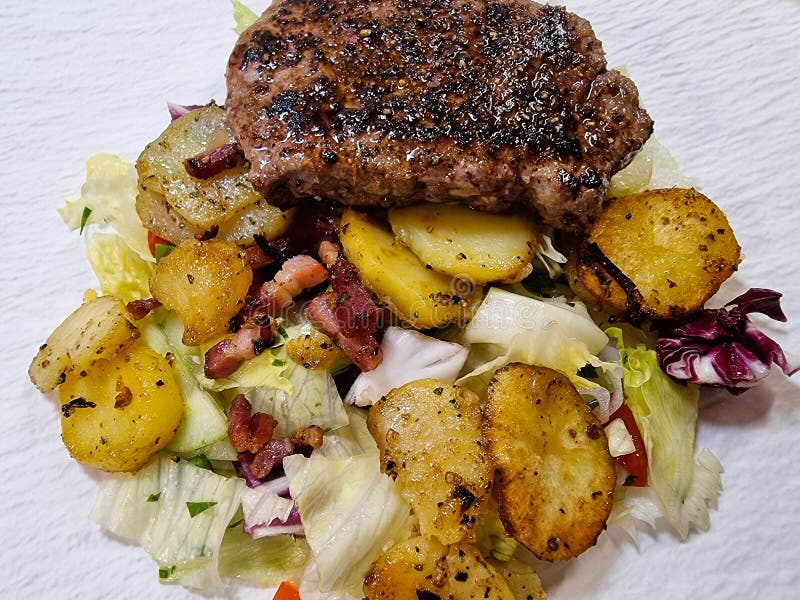 Delicious beef steak stock photo. Image of freshly, cooked - 264632454