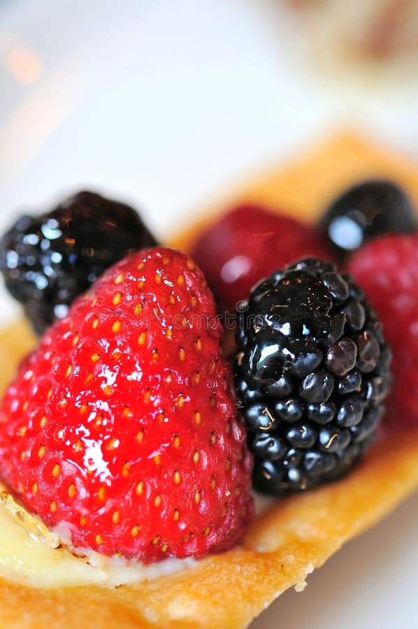 Delicious Berry Tart Dessert Stock Photo - Image of tasty, blackberry ...