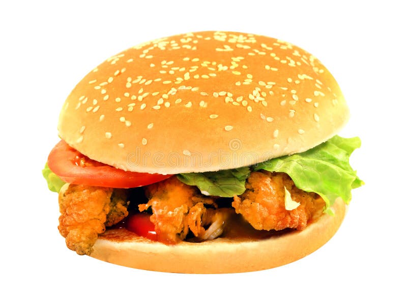 Delicious big burger stock image. Image of protein, color - 66739299