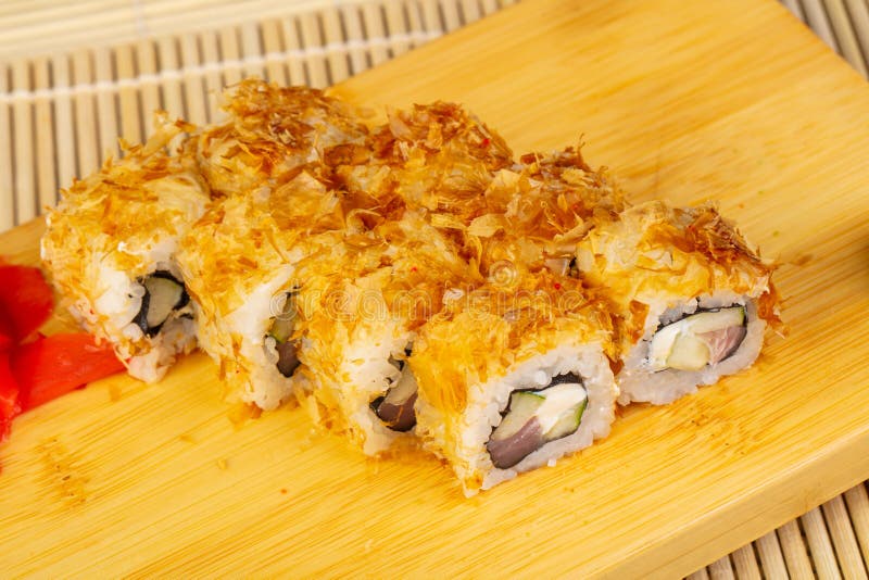 Delicious bonito rolls stock image. Image of cream, tuna - 121890897