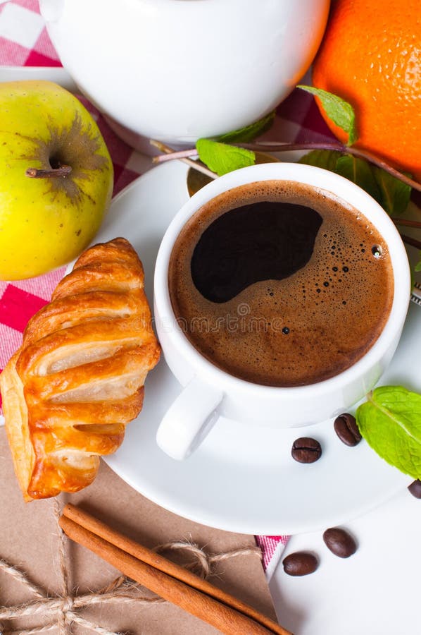 Delicious breakfast stock photo. Image of objects, brown - 24193550