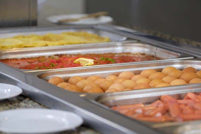 Delicious Breakfast Buffet 1 Stock Image - Image of kitchen, breakfast ...