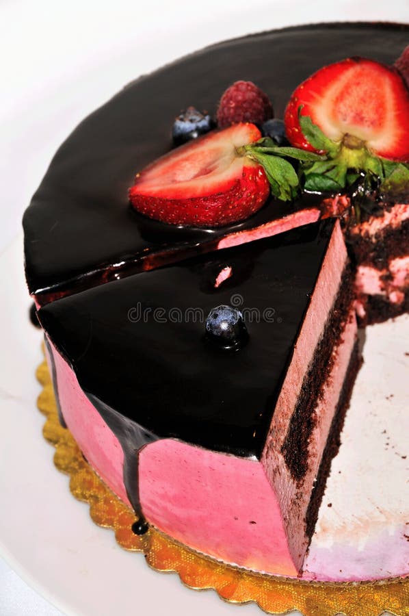Delicious cake stock photo. Image of strawberries, dessert - 10008232