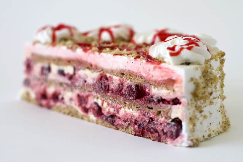 Delicious cake stock photo. Image of slice, close, decorated - 6564258