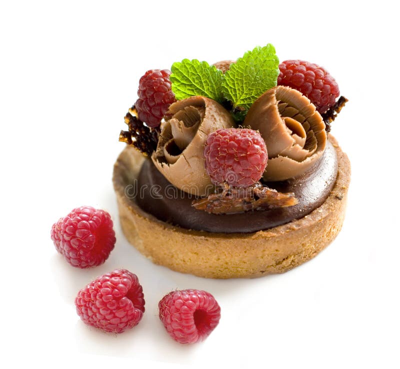 Delicious cake stock image. Image of isolated, mousse - 6836541