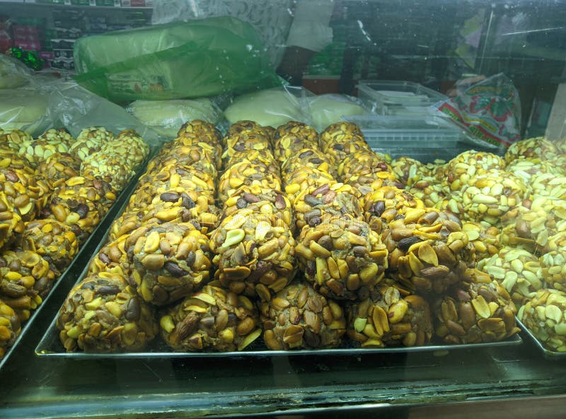 Delicious Cake Made with Mawa and Atta Nuts Stock Photo - Image of ...