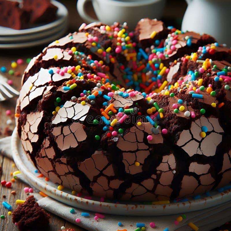 Delicious Cake Recipes and Elegant Presentation Tips Stock Image ...