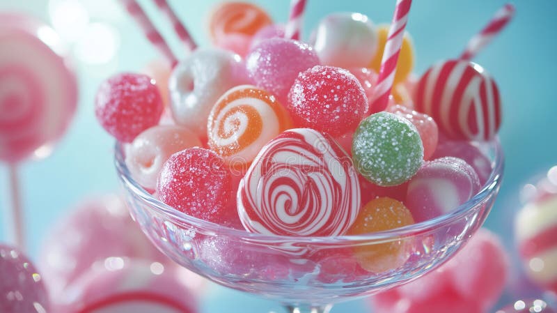 Delicious Candy Arrangement Stock Photo - Image of tasty, homemade ...