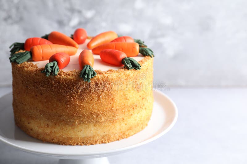 Delicious Carrot Cake Light Grey Table Stock Photos - Free & Royalty ...