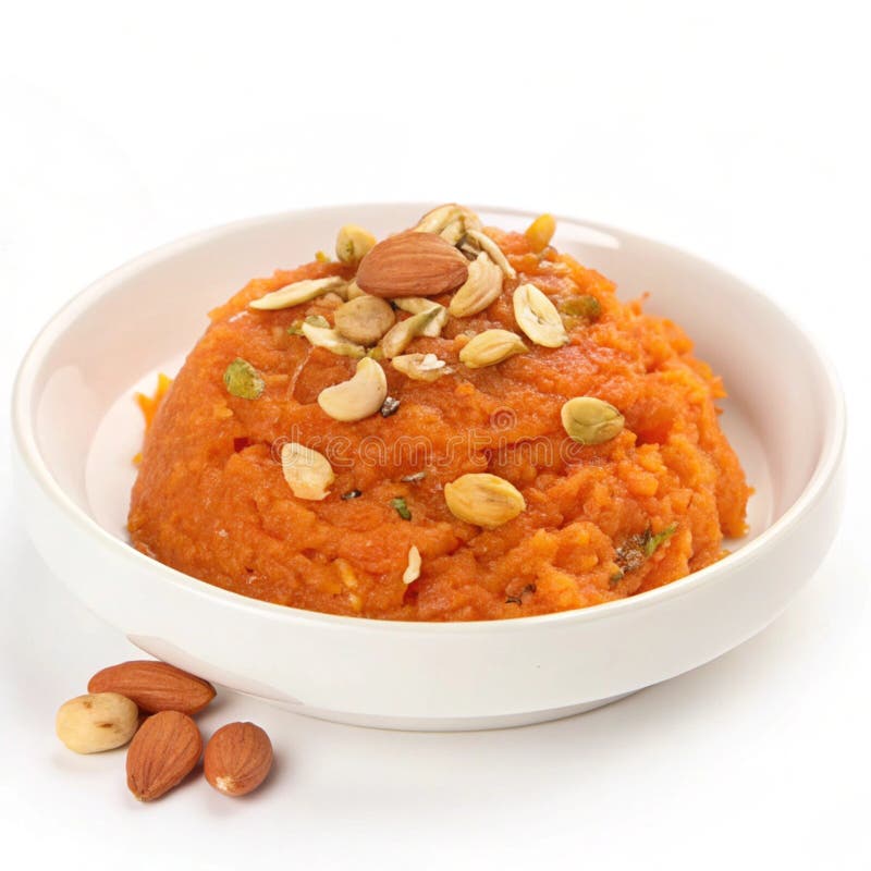 Delicious Carrot Halwa Isolated on Transparent Background Stock ...