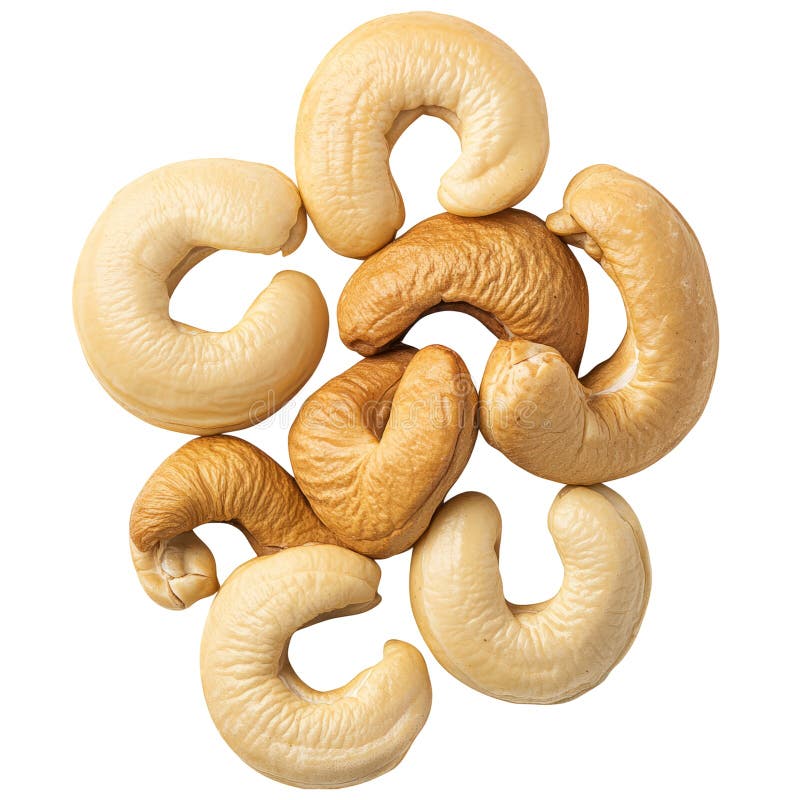 Delicious Cashew Nuts Isolated on White. Healthy Snack Stock ...