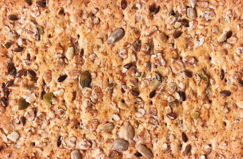 Delicious Cereal Crunchy Cracker Texture Stock Photo - Image of ...