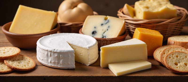 Delicious Cheese Display Highlights Diverse Textures Colors As ...