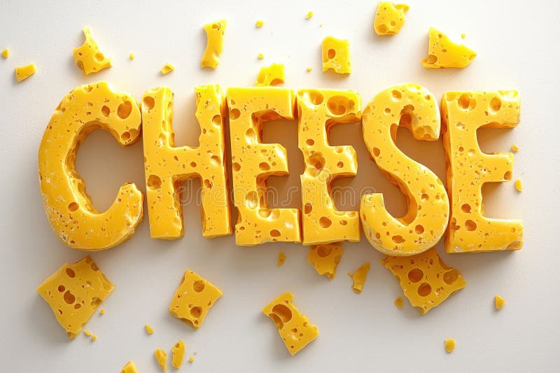 Delicious Cheese Slabs Arranged Creatively for an Appetizing Display in ...