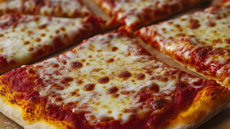 Delicious, Cheesy Pizza Slices Stock Image - Image of cheesy, cheese ...