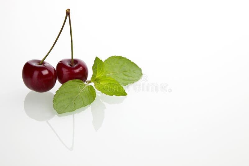 Cherry pair stock photo. Image of berry, love, taste - 19849024