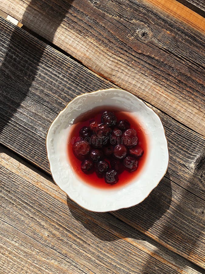 Delicious Cherry Jam on the Table View Stock Photo - Image of delicious ...
