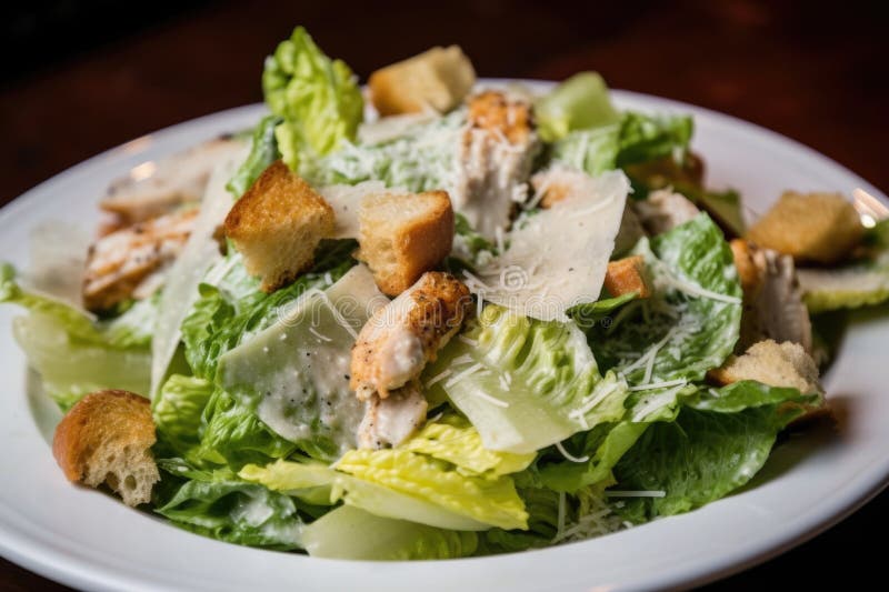 Chicken Caesar Salad Stock Illustrations 484 Chicken Caesar Salad