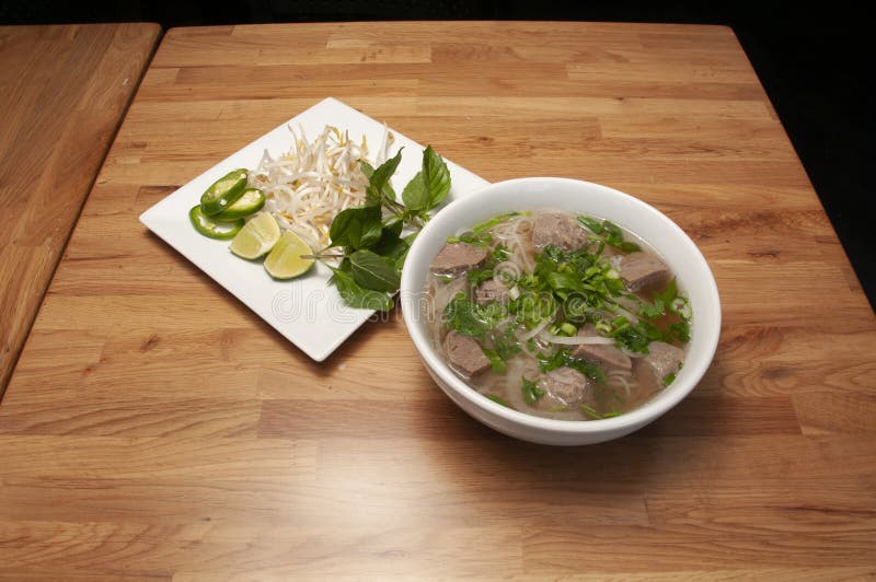 Delicious chicken pho stock image. Image of fresh, appetizer - 285990927