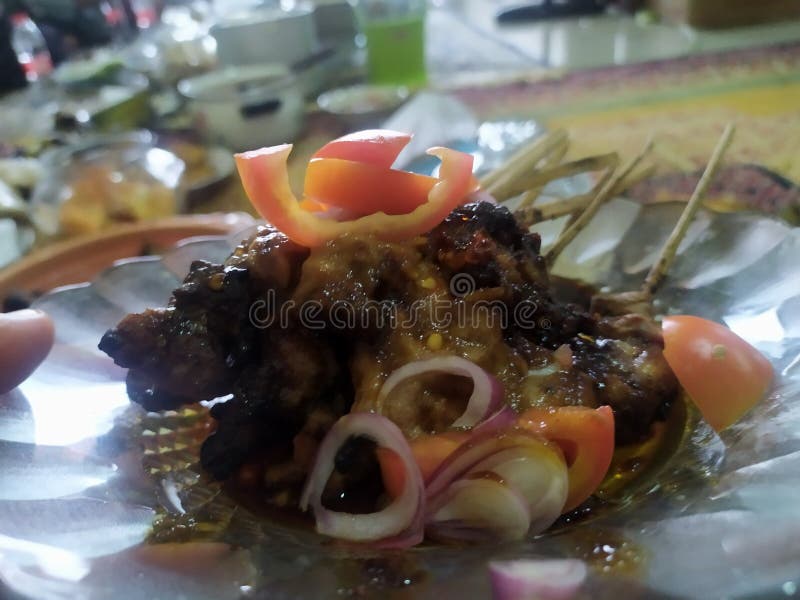 Delicious Chicken Satai stock image. Image of produce - 248647159