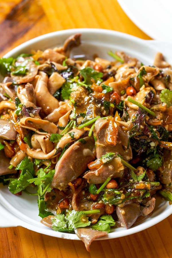 A Delicious Chinese Dish, Cold Goose Innards Stock Image - Image of ...