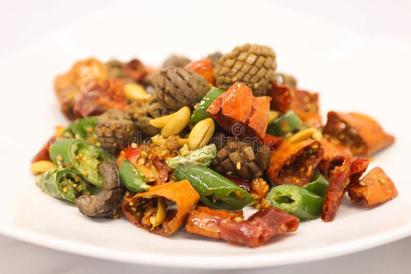 Delicious Chinese Squid Meal Stock Photo - Image of delicious, beef ...