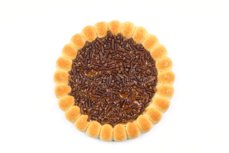 Delicious Choco Pies on White Background. Closeup Stock Image - Image ...