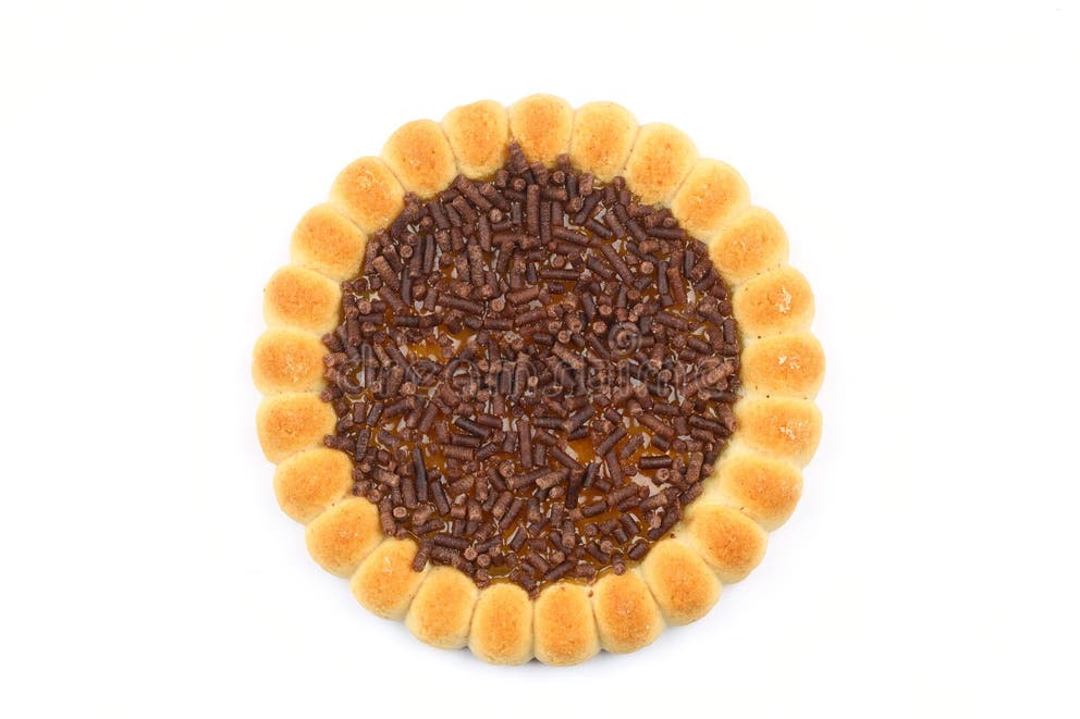 Delicious Choco Pies on White Background. Closeup Stock Image - Image ...