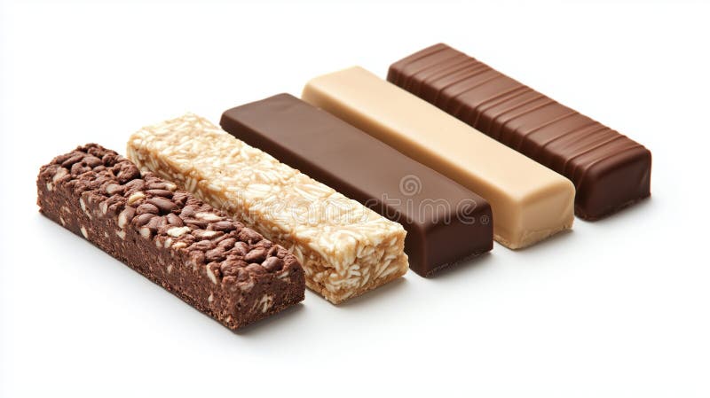 Delicious Chocolate Bars Arranged in Row, Showcasing Various Flavors ...