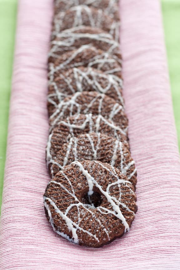 Delicious Chocolate Chip Cookies Stock Photo - Image of sugar ...