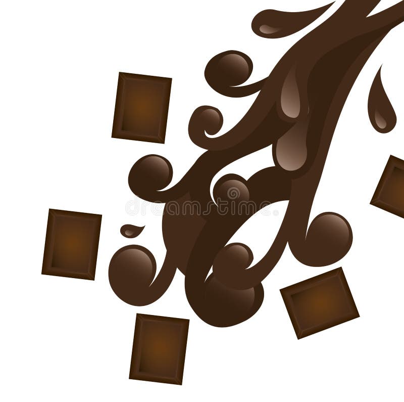 Delicious chocolate stock vector. Illustration of brown - 59188004