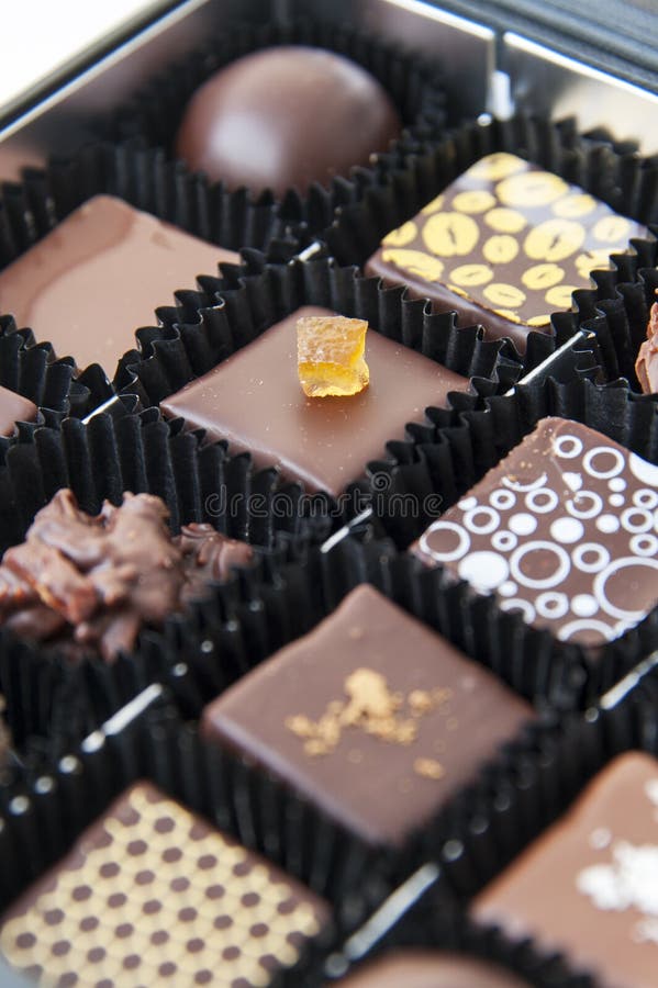 Delicious Chocolate Pralines Stock Image - Image of love, brown: 28563037