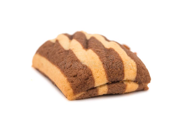 Delicious Chocolate Striped Cookies Stock Photo - Image of ingredient ...