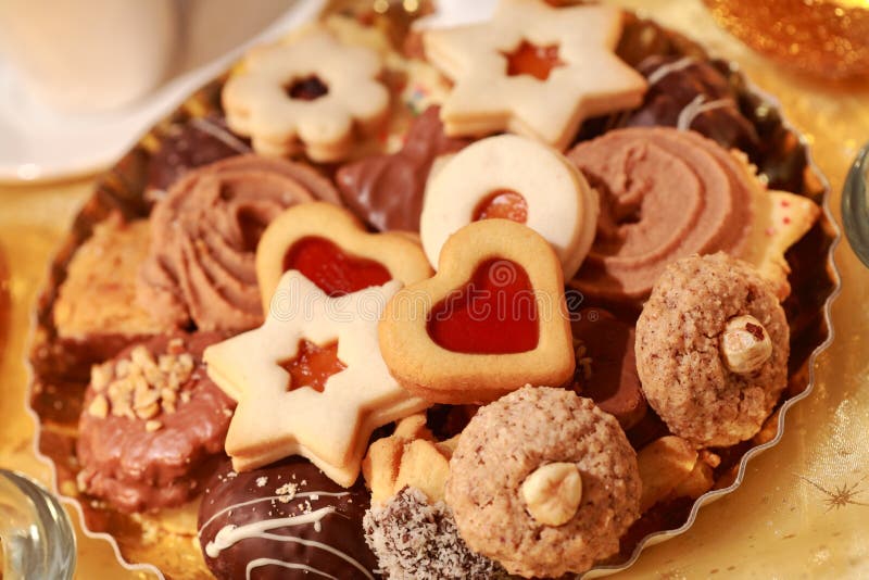 Delicious Christmas Cookies Stock Photo - Image of asorted, cookie ...